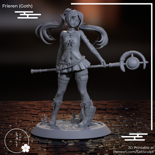 🧙 Goth Frieren・ 3D File for 3D printing・Cults