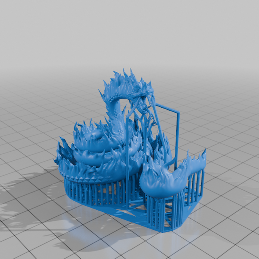 🎨 Firewyrm・Free 3D File for ・Cults