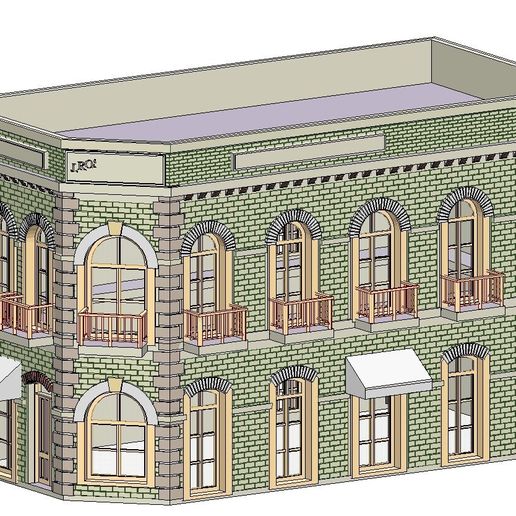 STL file 08 London House 🏠 ・3D print design to download・Cults