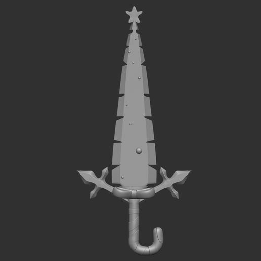 🎄 Christmas Sword- Home decore・Free STL File for 3D printing・Cults