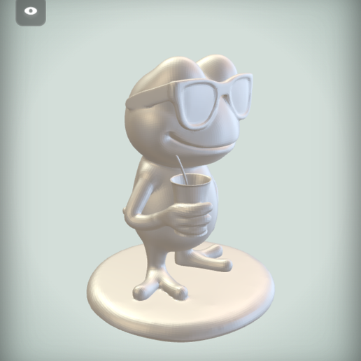 Free STL file Chibi Pepe the Frog - Beach Edition STL File 🐸 ・3D ...
