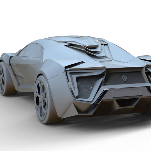 w motors lykan hypersport drawing