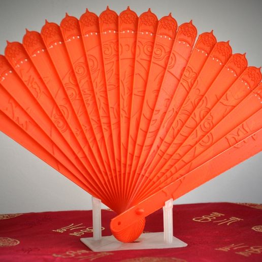🐐 3D Printed Chinese Oriental Folding Fan (No Assembly Required)・Free ...