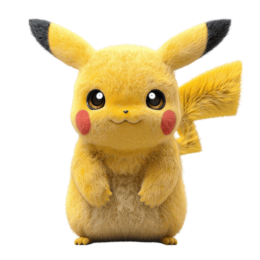 ⚡ Pikachu 3D Model – Cute Electric Rodent Figurine for 3D Printing・ STL ...