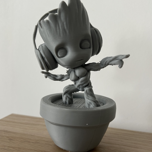 👶 Baby groot music・Archivo STL para Impresión 3D・Cults