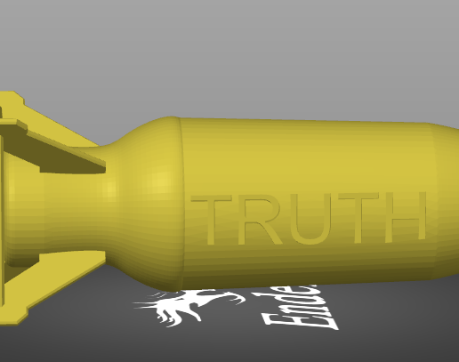 💣 Truth bomb・Free STL File for ・Cults