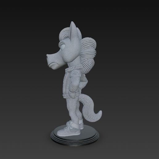🐎 Modern Interpretation of a Classic Cartoon Style Anthropomorphic ...