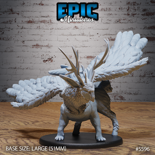🎲 Peryton Beast Set ‧ DnD Miniature ‧ Tabletop Miniatures ‧ Gaming ...