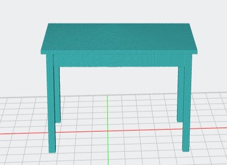 STL file Rectangular table 🎄 ・3D print design to download・Cults