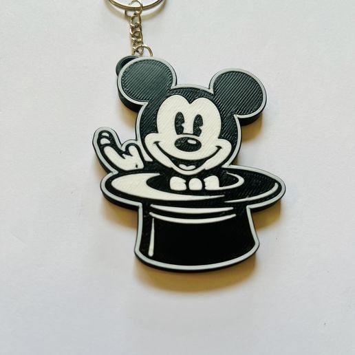 🐁 Mickey Mouse keychain・ 3MF File for 3D printing・Cults