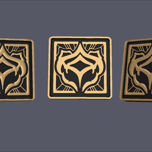 🧷 True Master Emblem Pin Warframe・ STL File for 3D printing・Cults