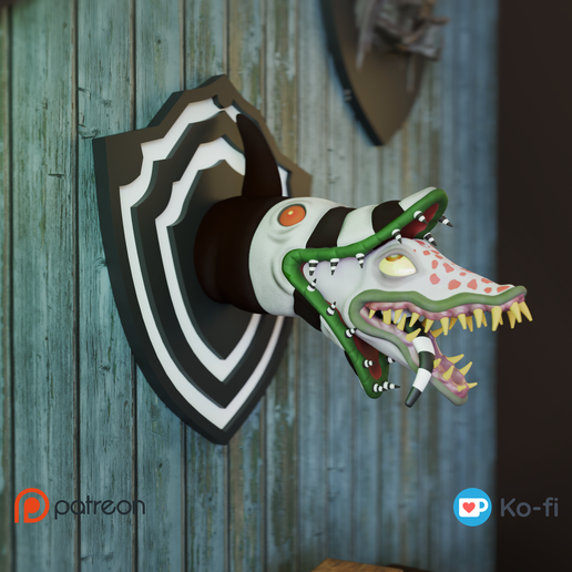 🏆 Beetlejuice: Sandworm Trophy Wall・ 3D File for 3D printing・Cults