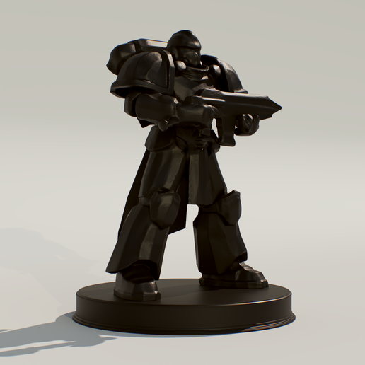 STL file Custom space marine 🛰 ・3D printable design to download・Cults