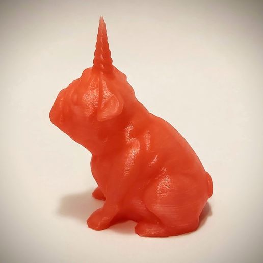 🐶 Mythical Pugicorn・Free 3D File for ・Cults