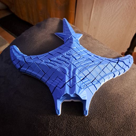 🤖 2x CYBER ROBOT MANTA RAY flexible // articulated-tail and stinger ...