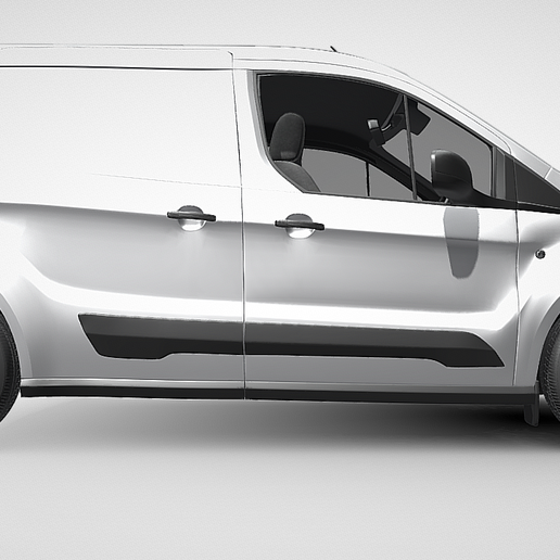 🚙 Ford Transit Connect Double Cab-In-Van・ STL File for 3D printing・Cults