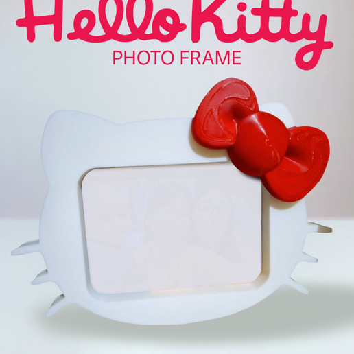Archivo STL Hello Kitty Photo Frame 👋 (3MF)・Plan imprimible en 3D para ...