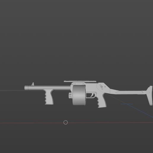 OBJ file South African Striker shotgun digital model-1 🗺️ ・3D print ...