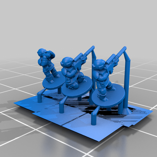 🔫 Epic scale sniper team・Free 3D File for ・Cults