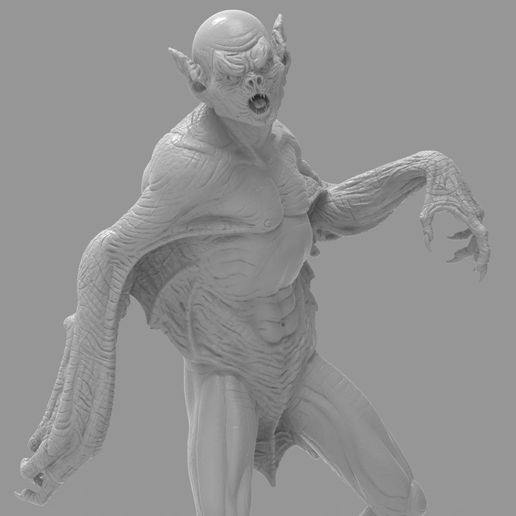 🧛 Gothic Vampire Lord Bat Form High Poly Realistic Creature・ 3D File ...
