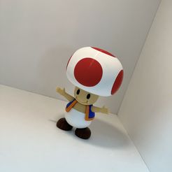 3D printer Toad from Mario games - Multi-color • made with Creator Pro ...