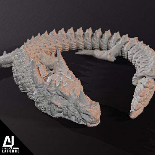 🐉 The Apex Dragon (Of course my articulated dragon)・ STL File for 3D ...