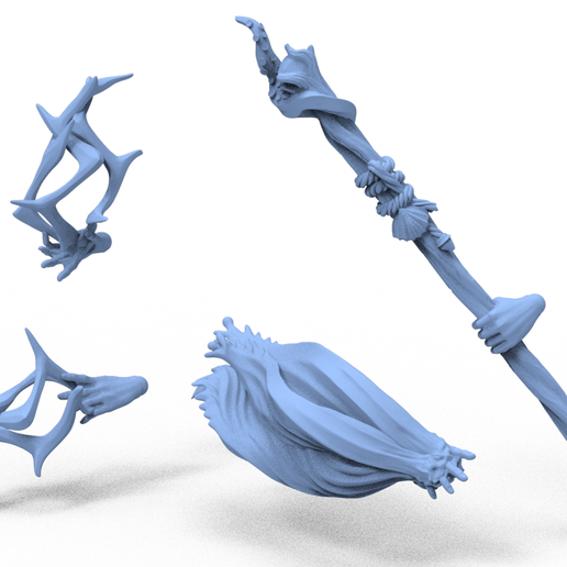🧙 Merfolk/Mermaid Mage miniature (DND,PATHFINDER,TABLETOP)・ STL File ...