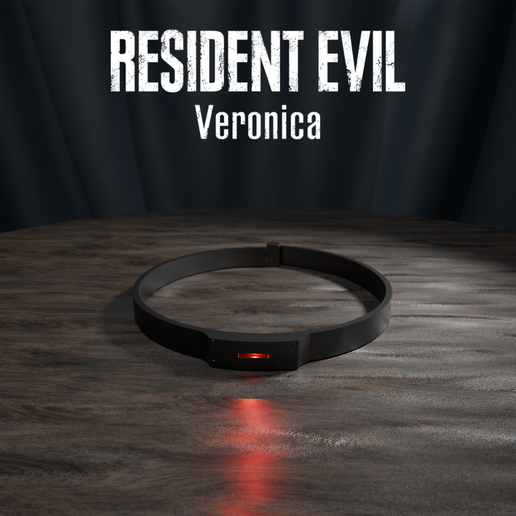 👾 Claire Redfield Wearable Choker from Residual Evil Veronica Remake ...
