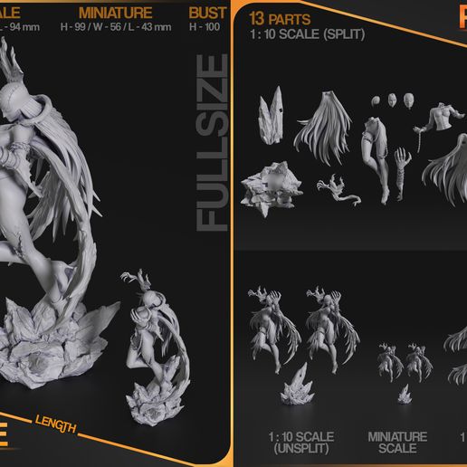 🐉 Lady Devimon - Digimon・ 3D File for 3D printing・Cults