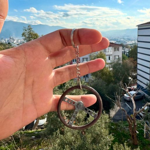 STL file SPORT STEERING SMALL WHEEL KEY CHAİN 🤏 ・3D printable model to ...