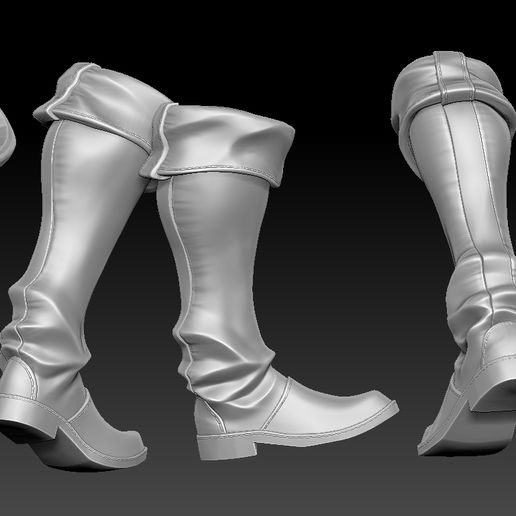 STL file Boots 3D print model ♀️ (OBJ)・3D print model to download・Cults