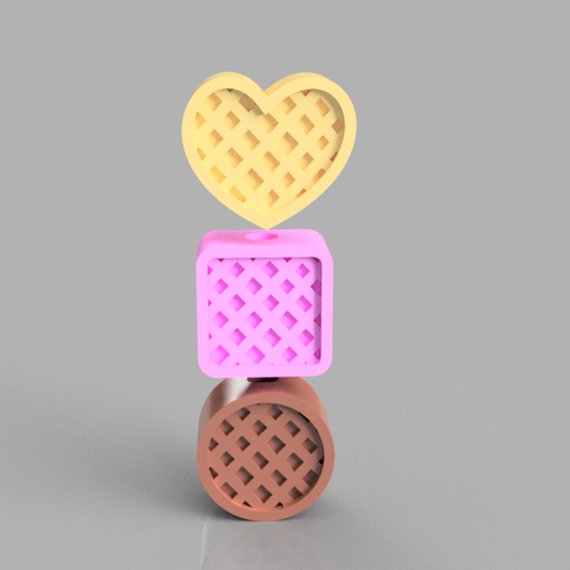 🧇 strawtoppers waffles cookies・ STL File for 3D printing・Cults