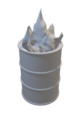 STL file Barril de fogo - fire barrel 🔥 ・3D printer model to download・Cults