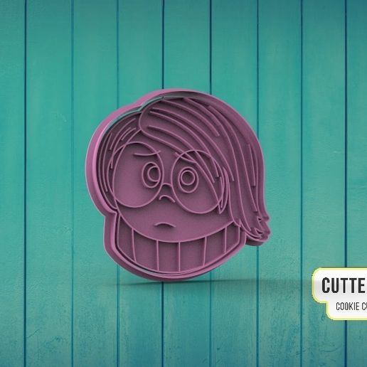 STL file Sadness Inside Out Cookie Cutter 🍪 ・3D printing design to ...
