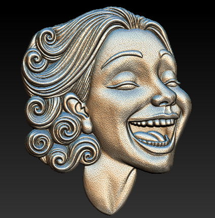 STL file Face of Joy 🎨 ・3D printable model to download・Cults