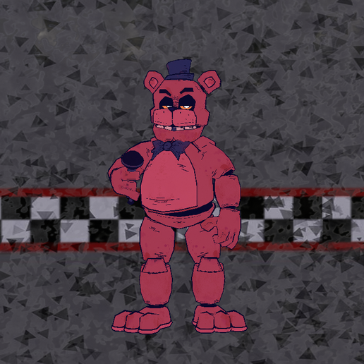 🎨 FNAF Retro Freddy・Free STL File for 3D printing・Cults