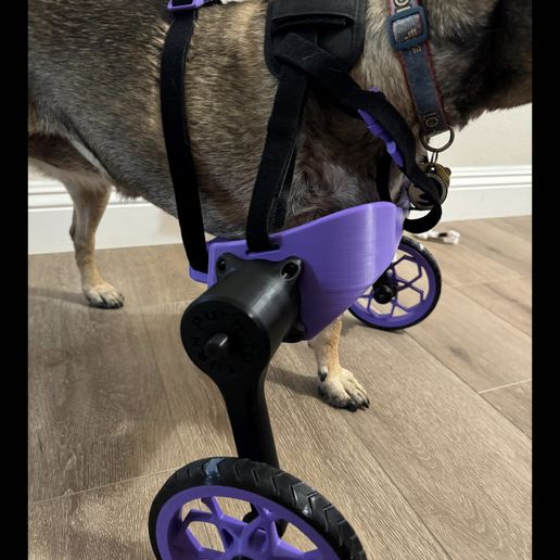 🐕 Dog Two Wheeler X・Archivo STL para Impresión 3D・Cults