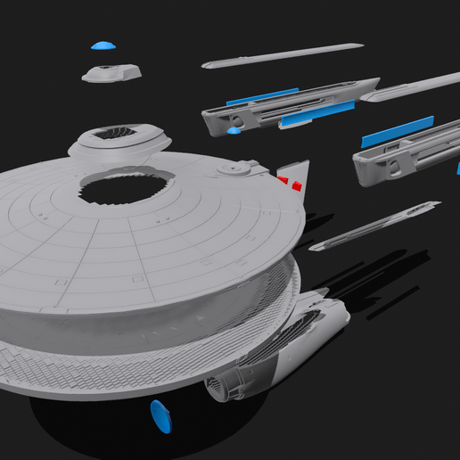 ⭐ Enterprise A KIT・ 3D File for 3D printing・Cults