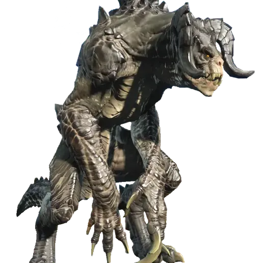 👹 Deathclaw from Fallout・Free OBJ File for 3D printing・Cults