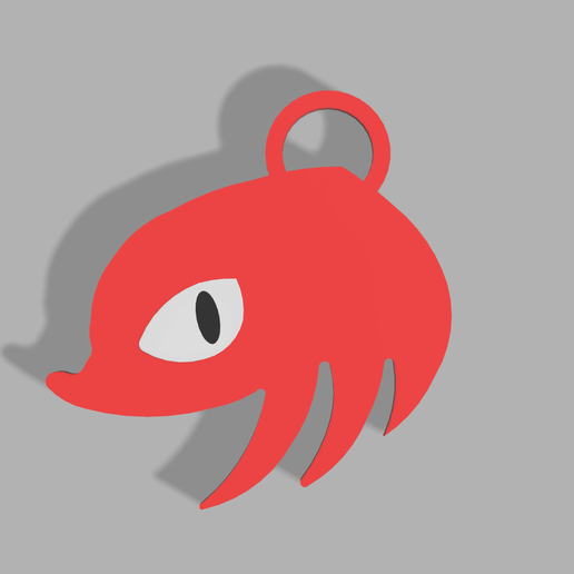 STL file Knuckles Keychain V1 Figure 1 || Knuckles Keychain V1 Figure 1 ...