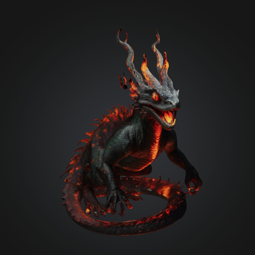 fire based fantasy creatures