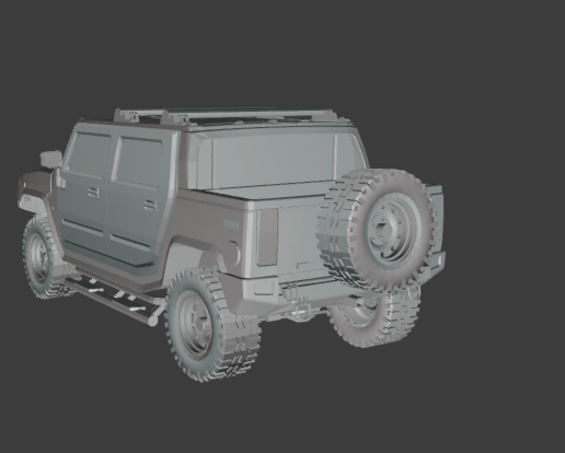 🚗 HUMMER H2・ STL File for 3D printing・Cults