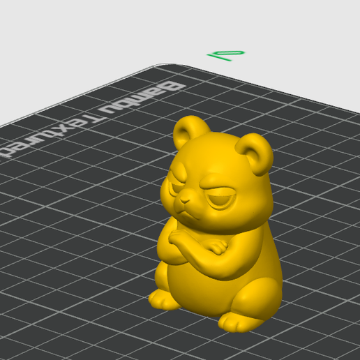 🐻 Grumpy Bear Attitude Desk Toy – Angry Bear STL・ STL File for 3D ...