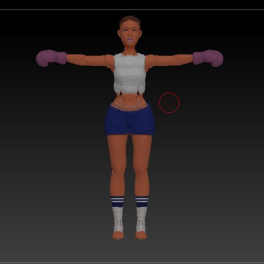 Free 3D file boxing_girl 🧞‍♂️ ・Object to download and to 3D print・Cults