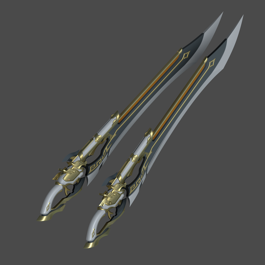 ⭐ Honkai Star Rail Feixiao Gun Sword 3d print・ 3D File for 3D printing ...