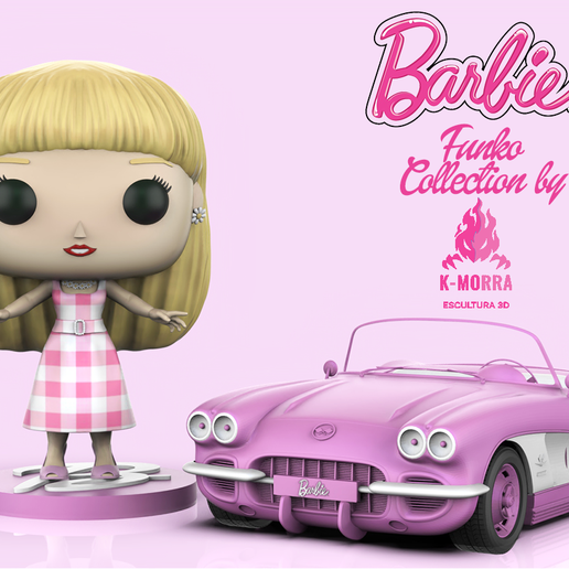Archivo STL Barbie Funko pop MOVIE 🎬 ・Modelo de impresora 3D para descargar・Cults