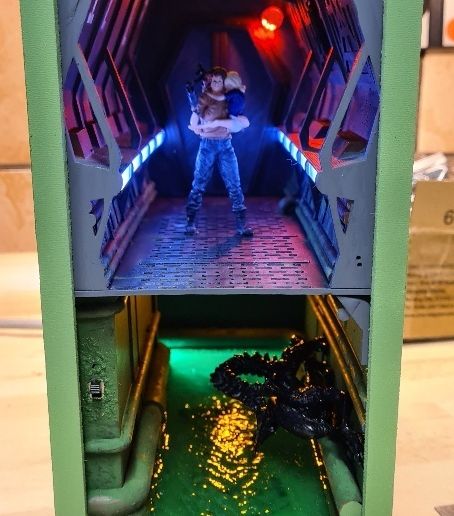 📚 Aliens Book Nook diorama・3D Print with the M3 Plus, Kobra Neo 3D ...