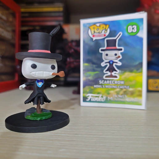 🏰 CABEÇA DE NABO HOWL'S MOVING CASTLE FUNKO POP TOYART・Impressão 3D com ...