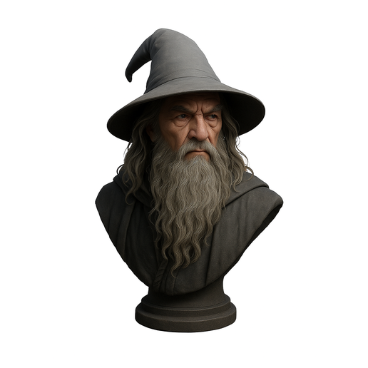 🧙‍♂️ GANDALF BUST LORD OF THE RINGS・ STL File for 3D printing・Cults