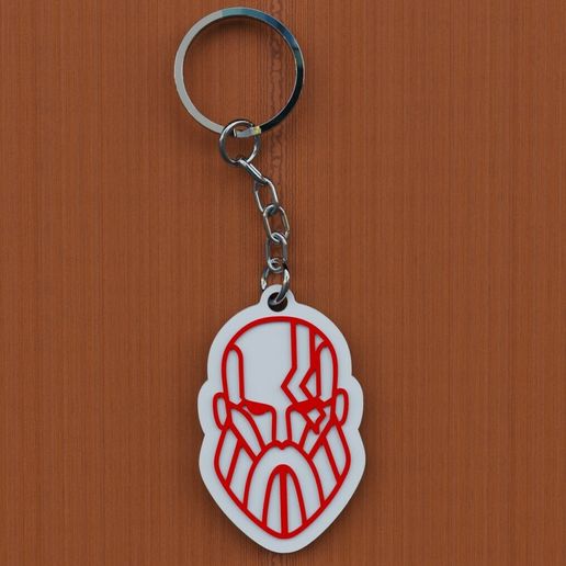 🗝️ Keychain Kratos・Free STL File for ・Cults